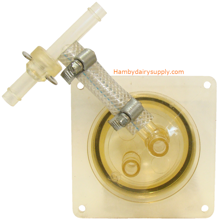 Lid - 3 HOSE SQUARE for Mueller Washer - Hamby Dairy Supply