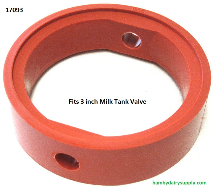 3.0 inch Milk Tank Valve ACME Thread - Bevel Seat - Hamby Dairy Supply