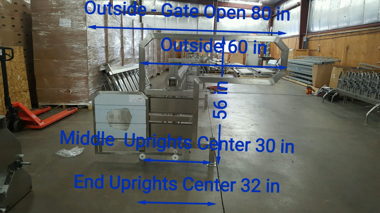 Basic Single 16 Goat or Sheep Parlor Rapid Exit Stanchions - Hamby ...