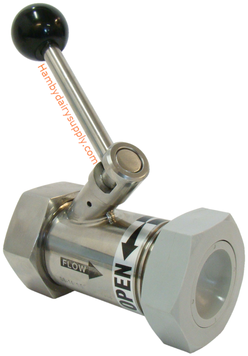 1.5 inch ACME thread x thread Minidisc Milk Tank Outlet Valve - Hamby ...