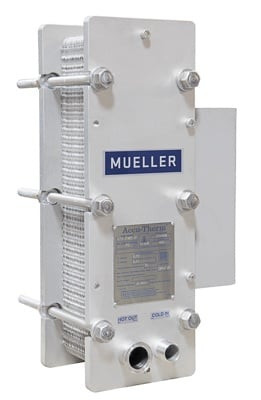 Sale! 61 Plate AT4 Dual Pass Mueller Plate cooler - Wall Mount - Hamby ...