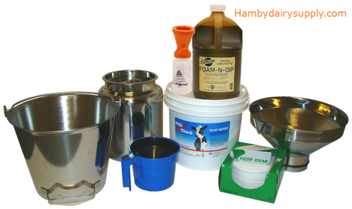 Hand Milking Starter Kit for a Cow - Hamby Dairy Supply