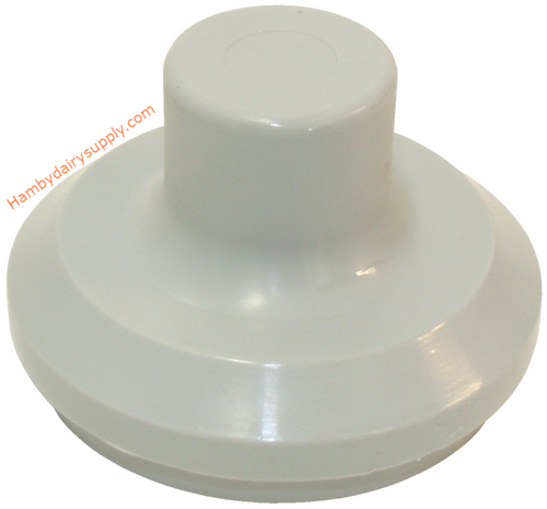 Locking Dust Cap for 2 inch Milk Tank Valve - Nylon - Hamby Dairy Supply