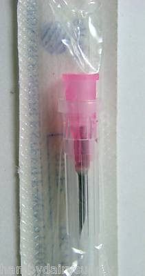 18 Gauge x 1/2 inch needles (box of 100) 43-180 Pink Poly Hub - Hamby ...
