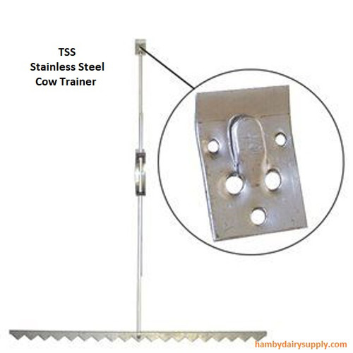 Stainless Steel Notched Bar Cow Trainer with points ***Sold Each ...