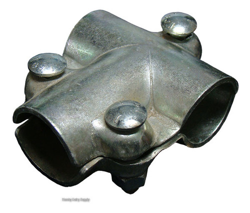 HC25 Tee Clamp 3 Bolt - Galvanized - Hamby Dairy Supply