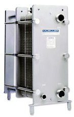 91 Plate AT20 Multi Pass Mueller Plate cooler Floor Mount - Hamby Dairy ...