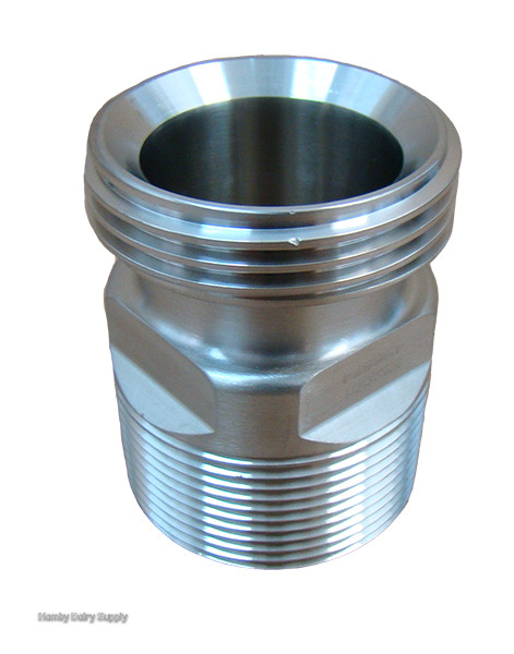 Sold Out - Female Bevel Seat x MPT 1.5 x 1.5 Adapter - Hamby Dairy Supply