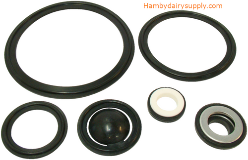 Overstock Sale! Milk Pump seal kit (5 piece) for Bou-Matic 1/2 & 1 hp ...