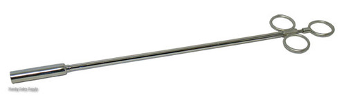 Small Metal Bolus Gun with spring clip for calves, goats and sheep ...