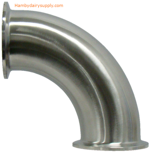 2 inch Stainless Steel 90 elbow - Hamby Dairy Supply