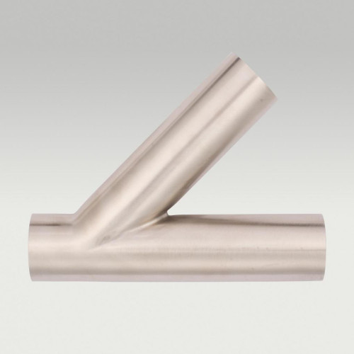 2.0 Weld Y splitter 45 degree 316 stainless steel - Hamby Dairy Supply