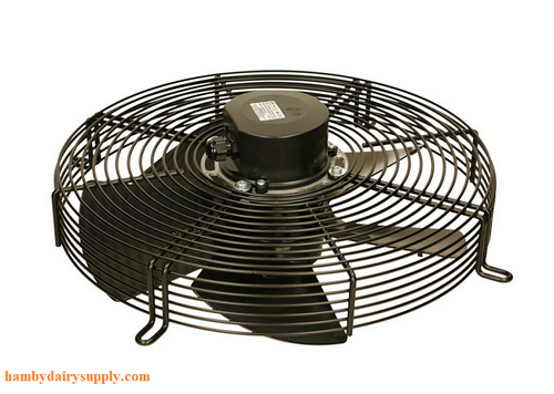 Fan with 230 volt motor and shroud for Milk Plan Cooling tanks - Hamby ...