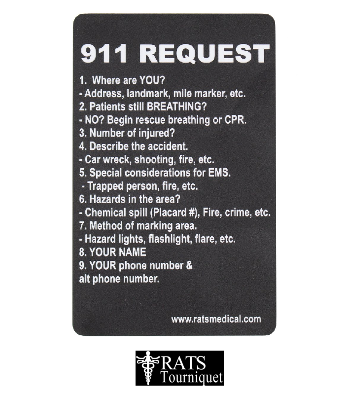 R.A.T.S - 911 REQUEST CARD - DIVISION MOGUL