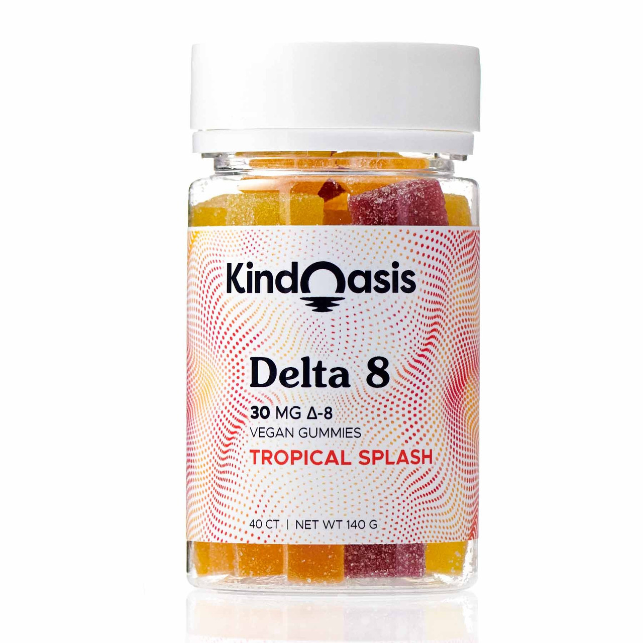 Kind Oasis Delta 9 THC Assorted Flavor Gummies Pouch - Calm Leaf