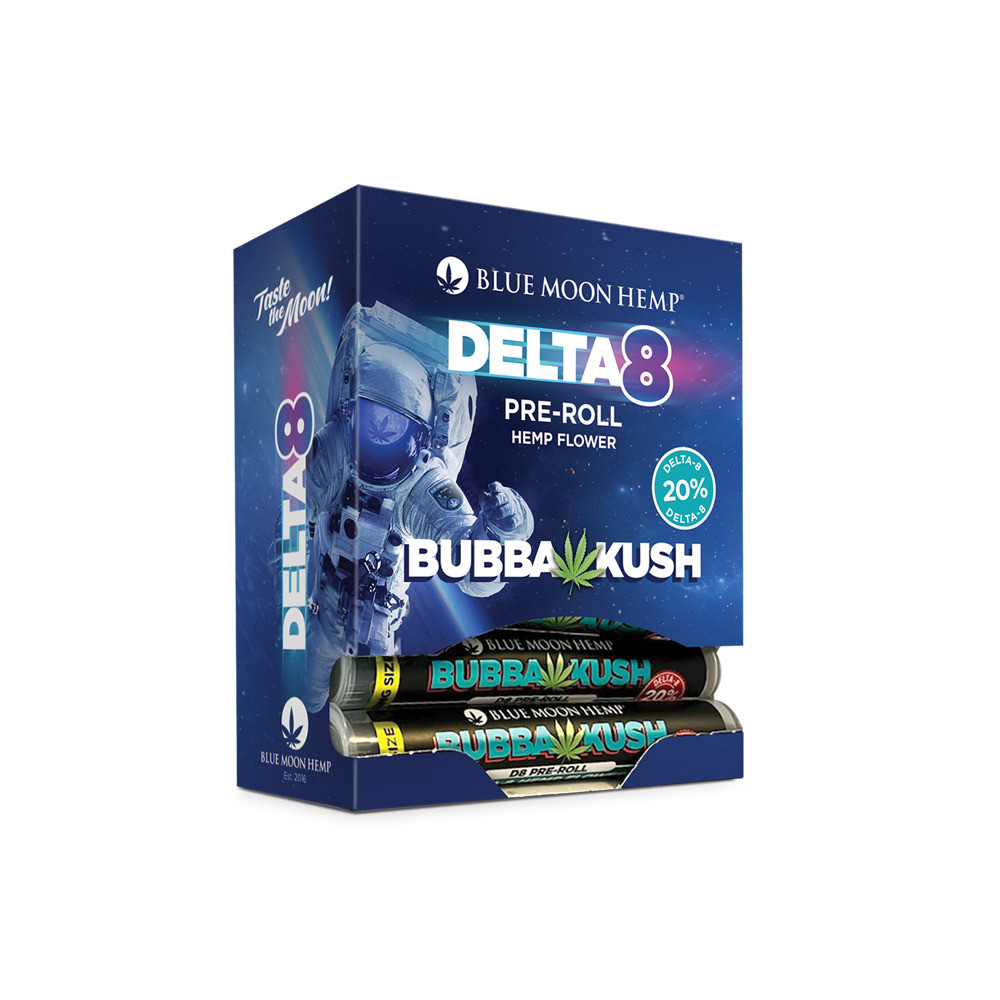 Blue Moon Hemp Delta 8 THC Flower - Calm Leaf