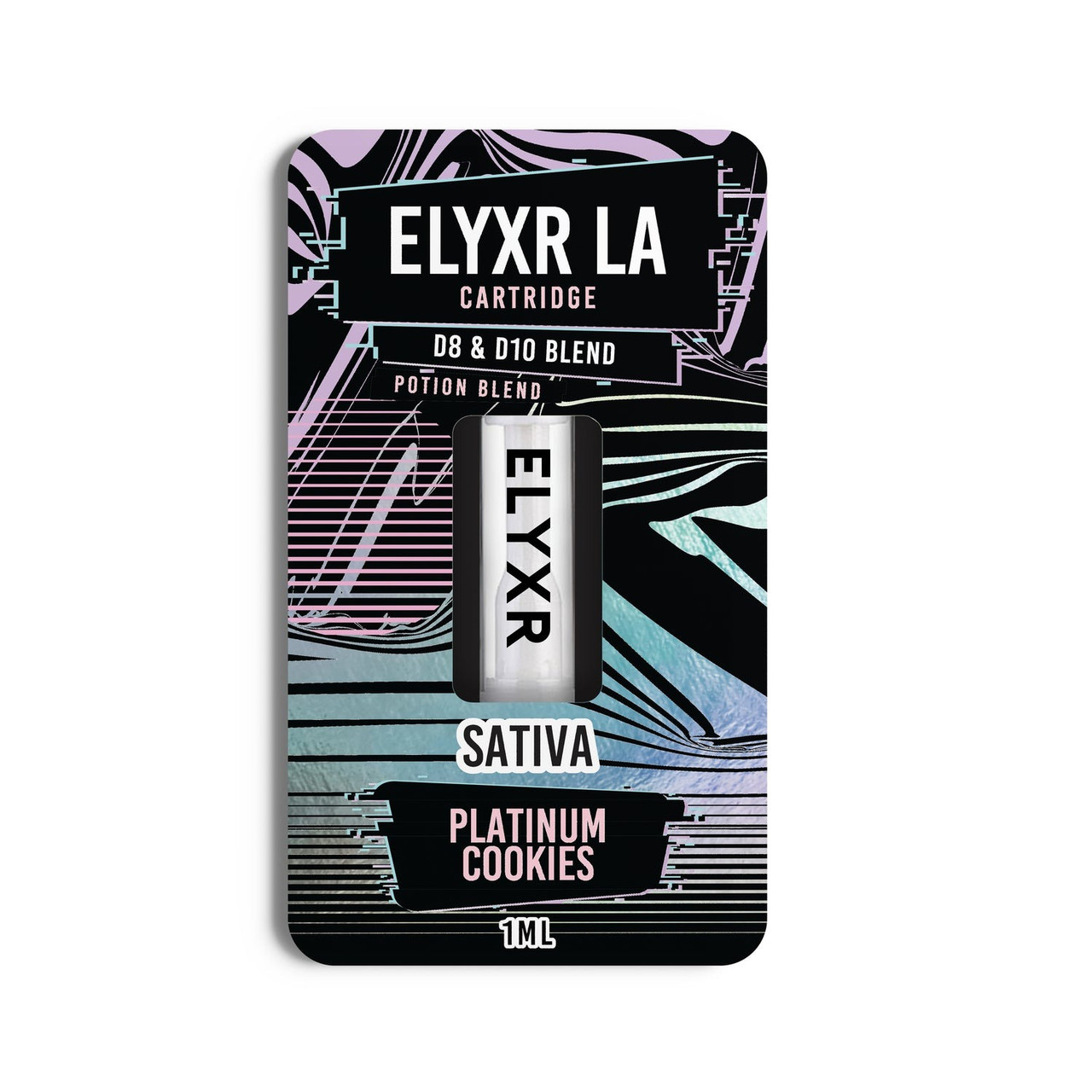 Elyxr Potion Blend Delta 8 + Delta 10 THC Vape Cartridge - The Calm Leaf
