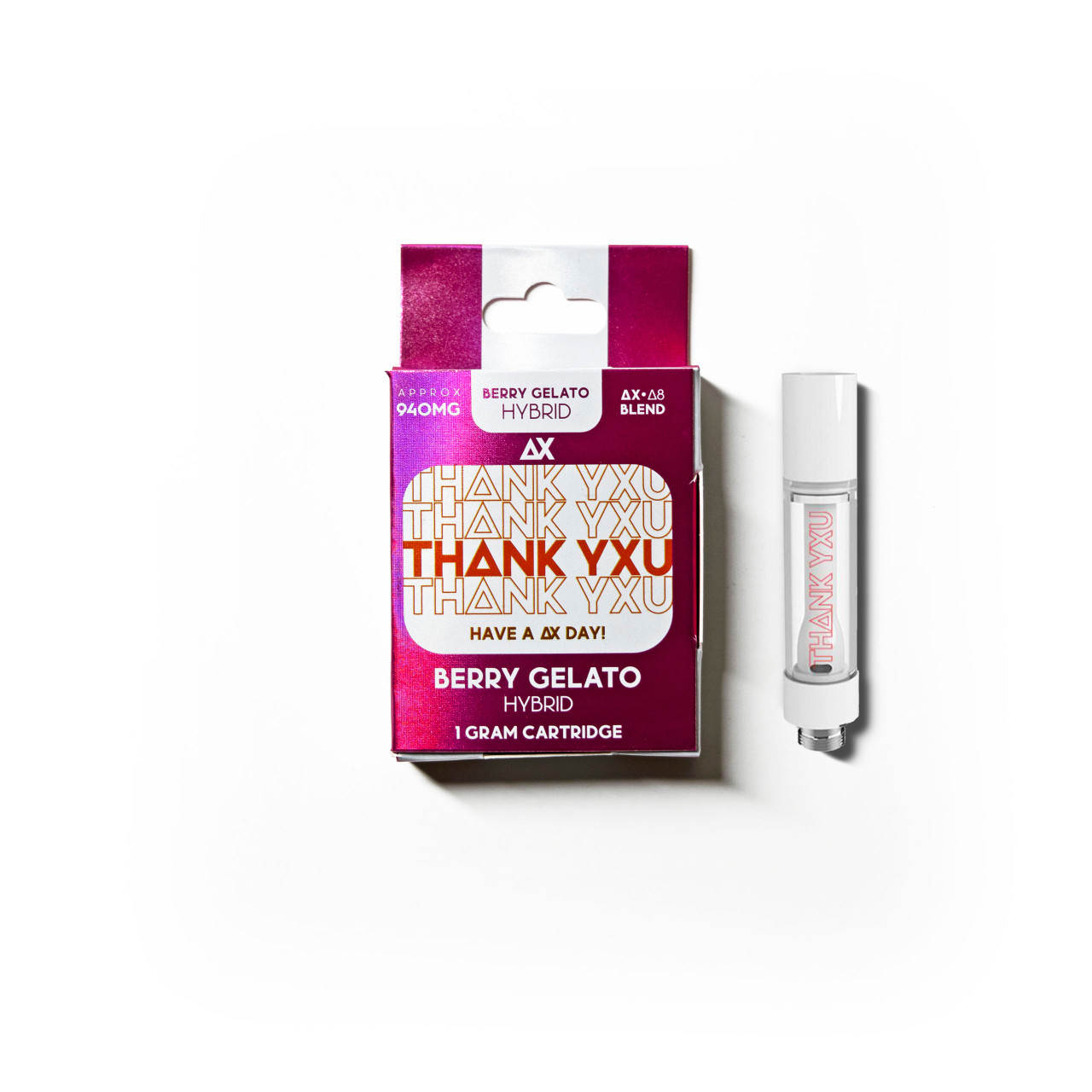 Thank You Delta 10 + Delta 8 Vape Cartridge - Calm Leaf