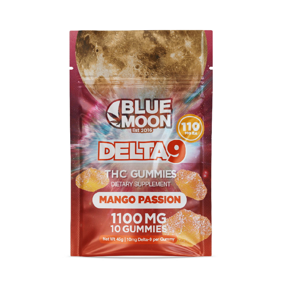 Blue Moon Hemp Delta 9 THC Gummies - Calm Leaf