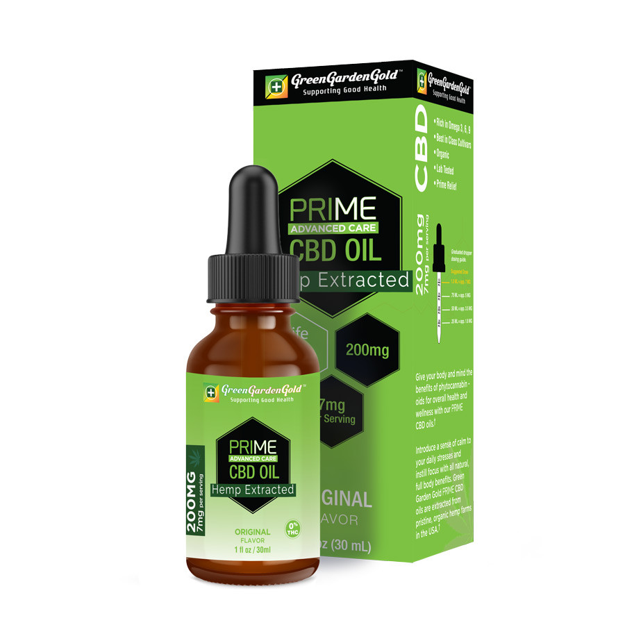 Green Garden Gold Prime Advanced Care Full Spectrum Hemp CBD Tincture ...
