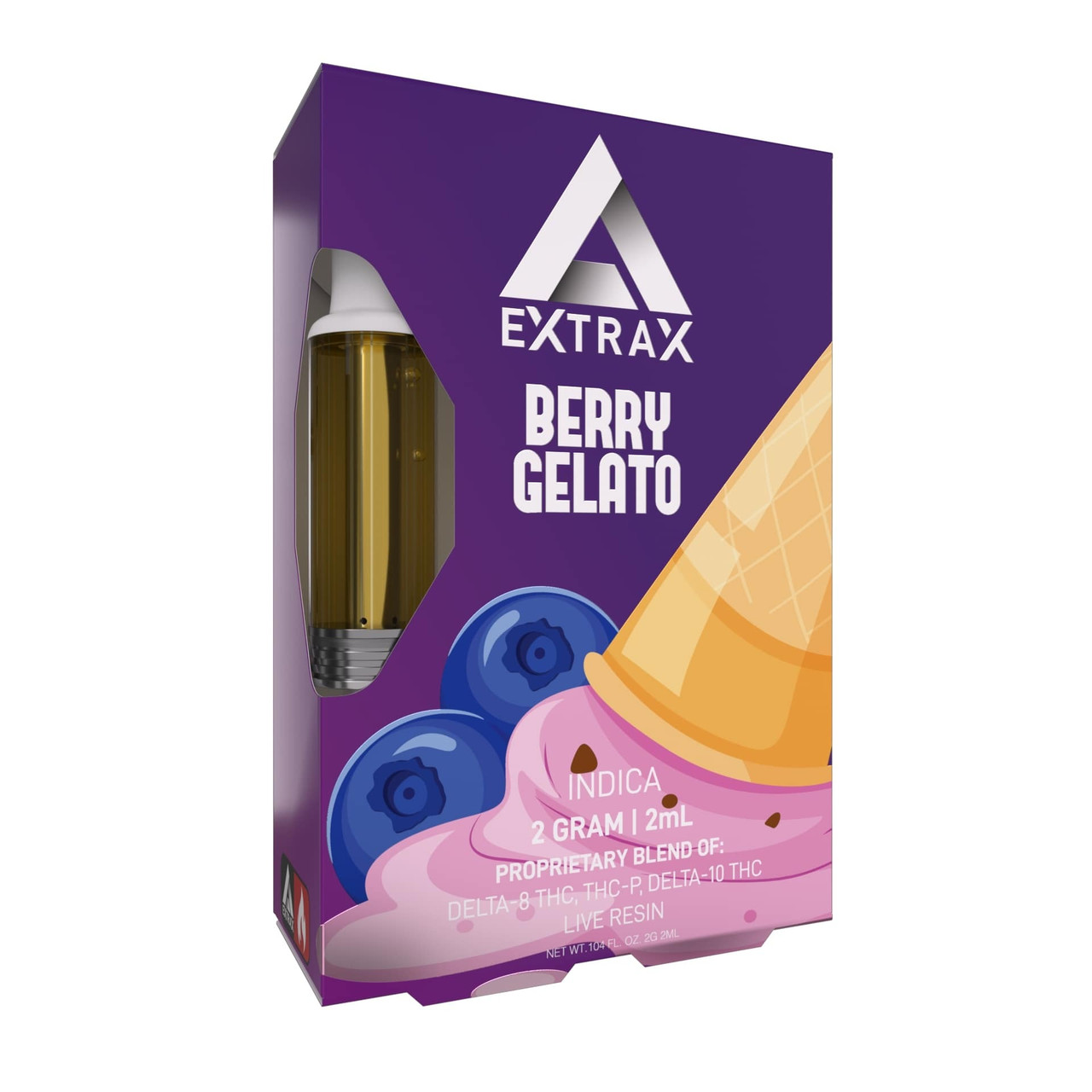 Delta Extrax Live Resin D8 + D10 + THCP 2 Gram Vape Cartridge - The ...