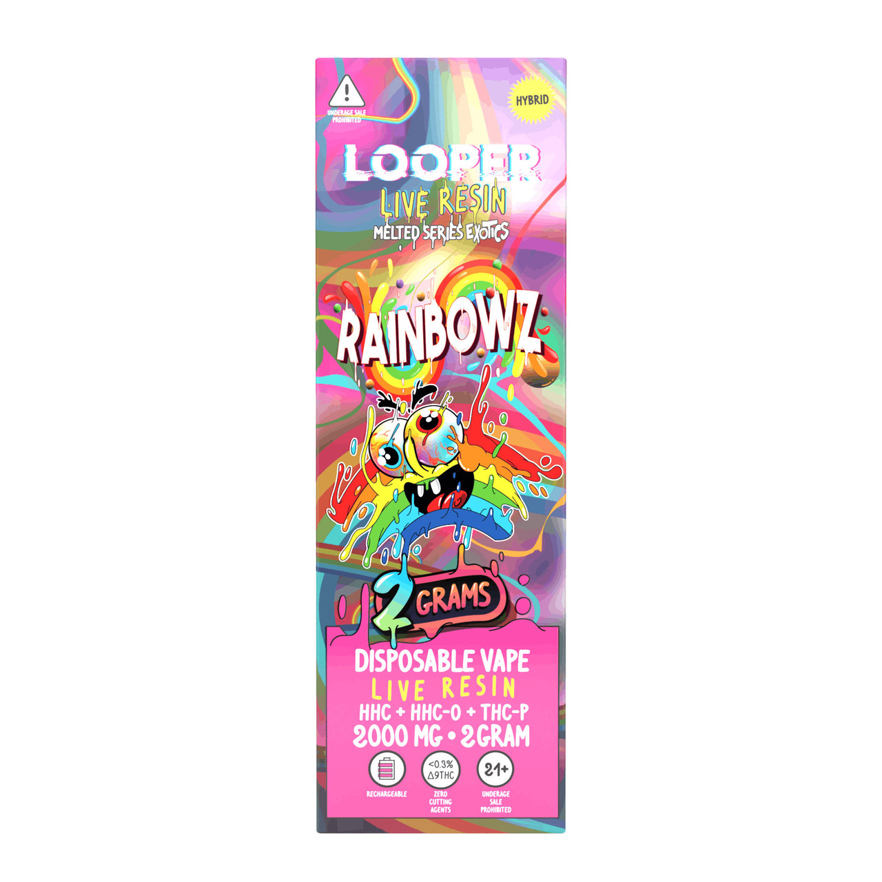 Dimo Looper Melted Series Live Resin Blend Disposable Vape Pen - The ...