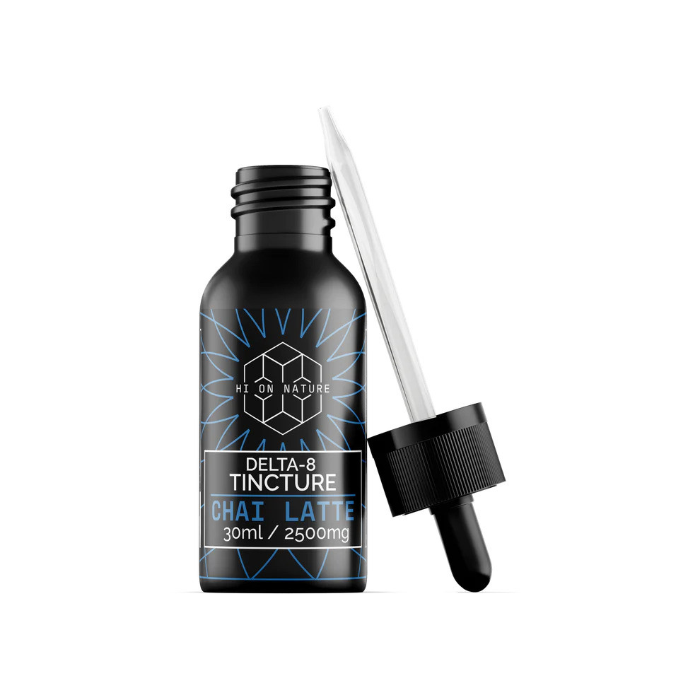 Hi On Nature Delta 8 THC Tincture - The Calm Leaf
