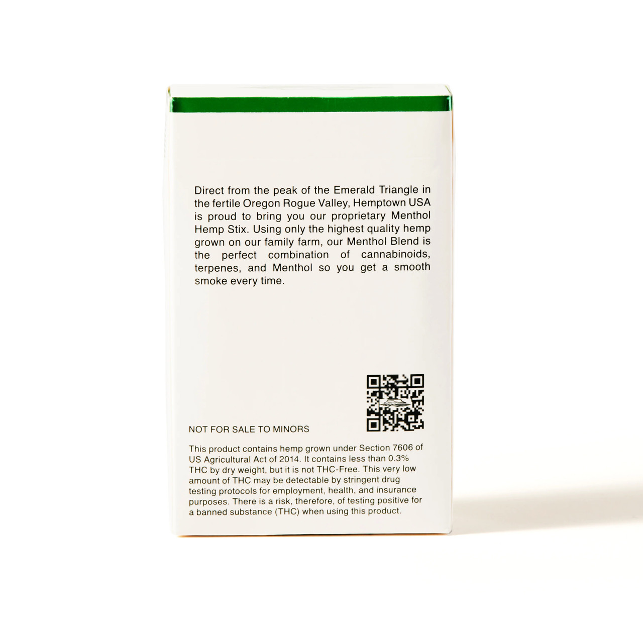 Hemptown USA Premium Menthol CBG Hemp Stix - The Calm Leaf