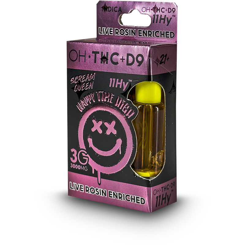 Happy Time High Delta 9 + 11-OH-THC Live Rosin Vape Cartridge - The ...