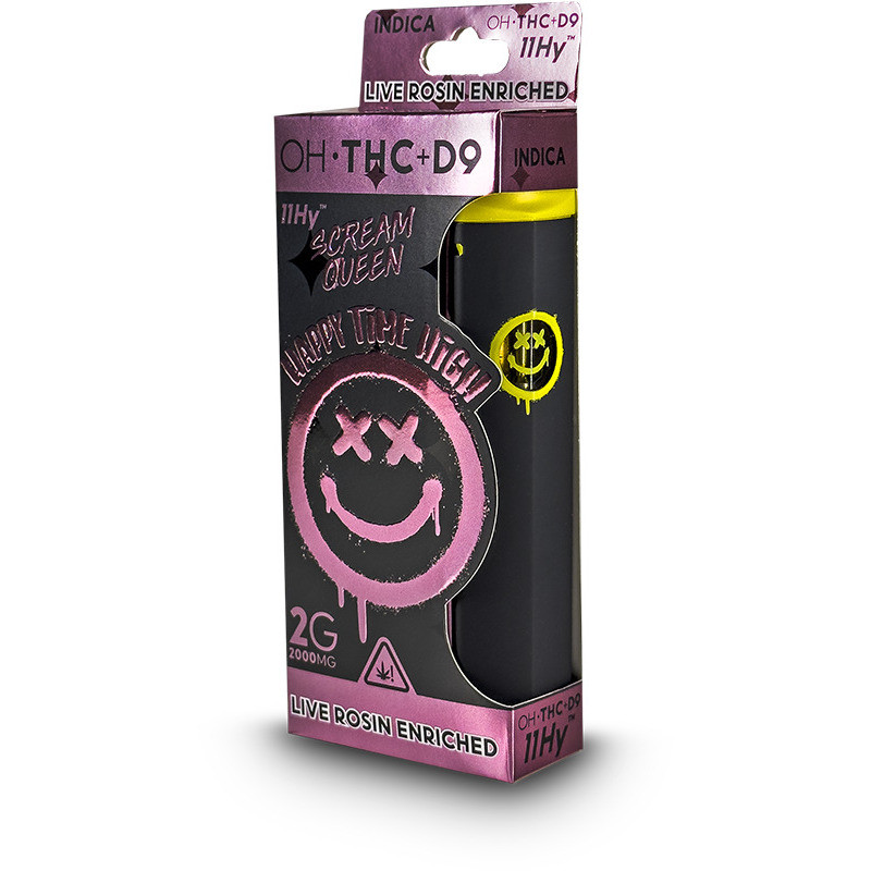 Happy Time High Delta 9 + 11-OH-THC Live Rosin Disposable Vape Pen ...