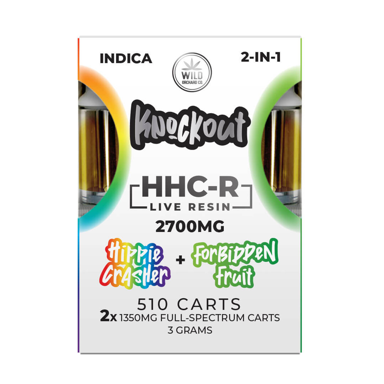 Wild Orchard Knockout Hhc R Live Resin 2 In 1 Vape Cartridge The Calm