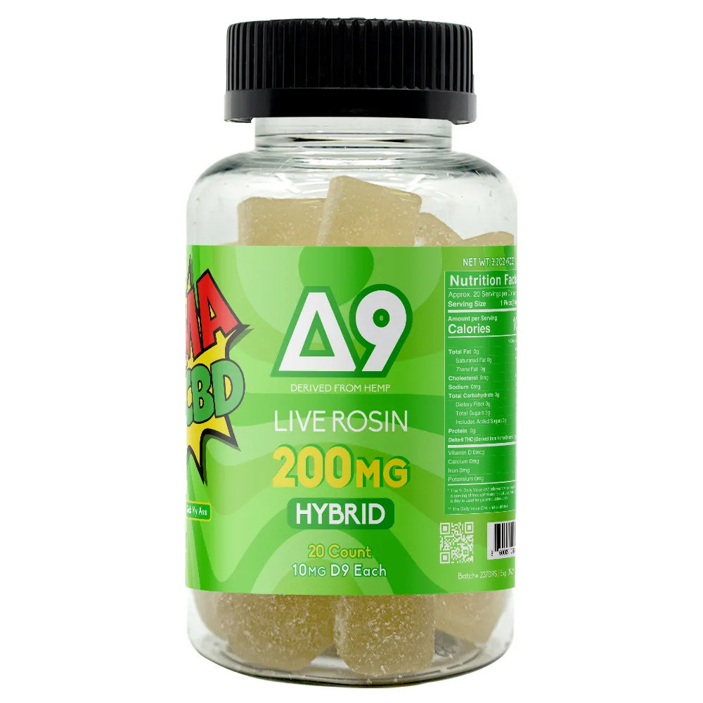 KMA CBD Delta 9 THC Live Rosin Gummies - The Calm Leaf