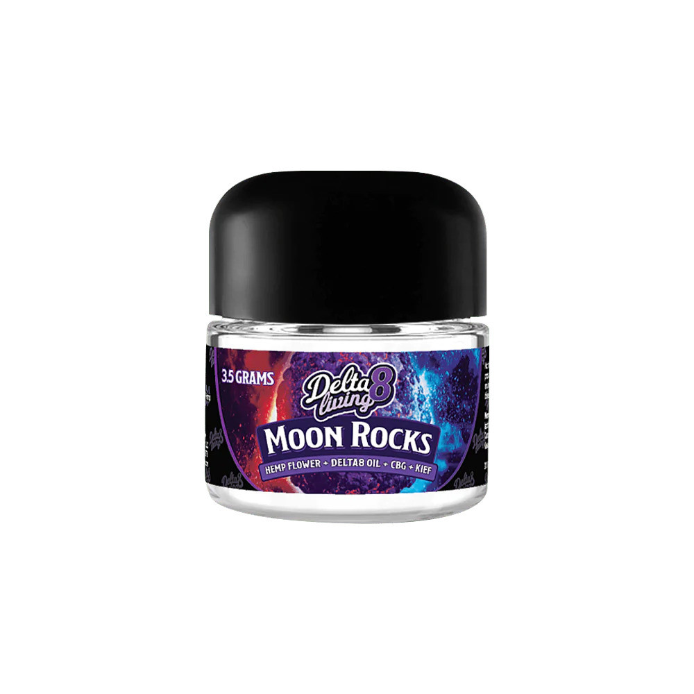 CBD Living Nano Delta 8 THC Moon Rocks - Calm Leaf