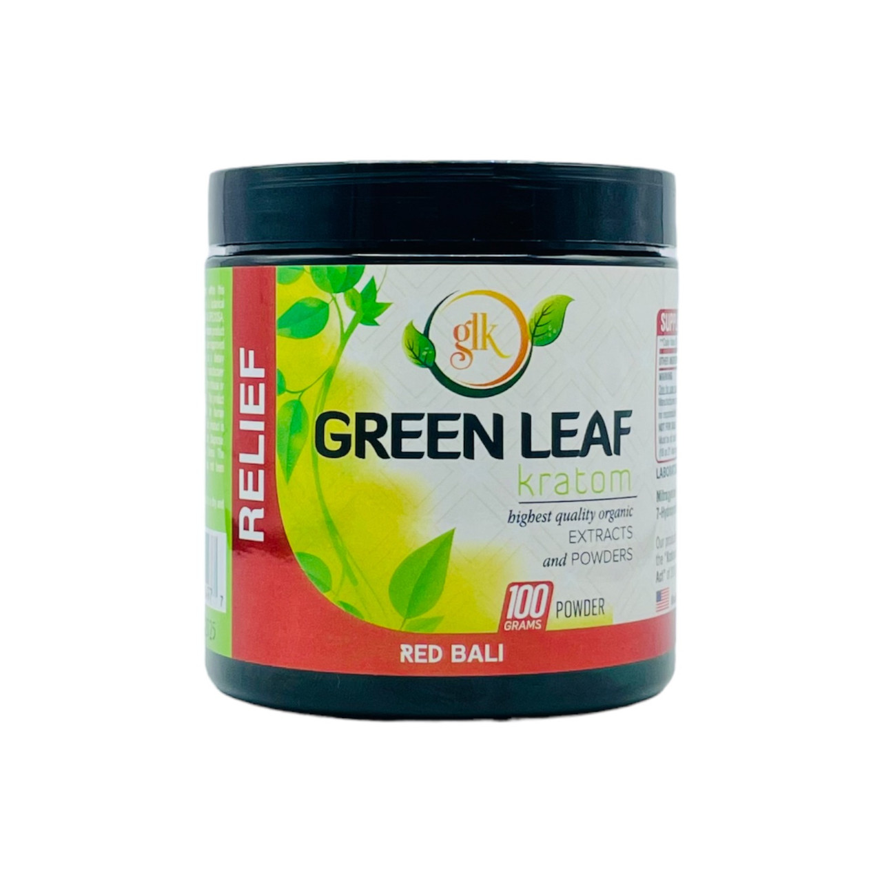 Green Leaf Kratom Red Bali (Relief) Powder - The Calm Leaf