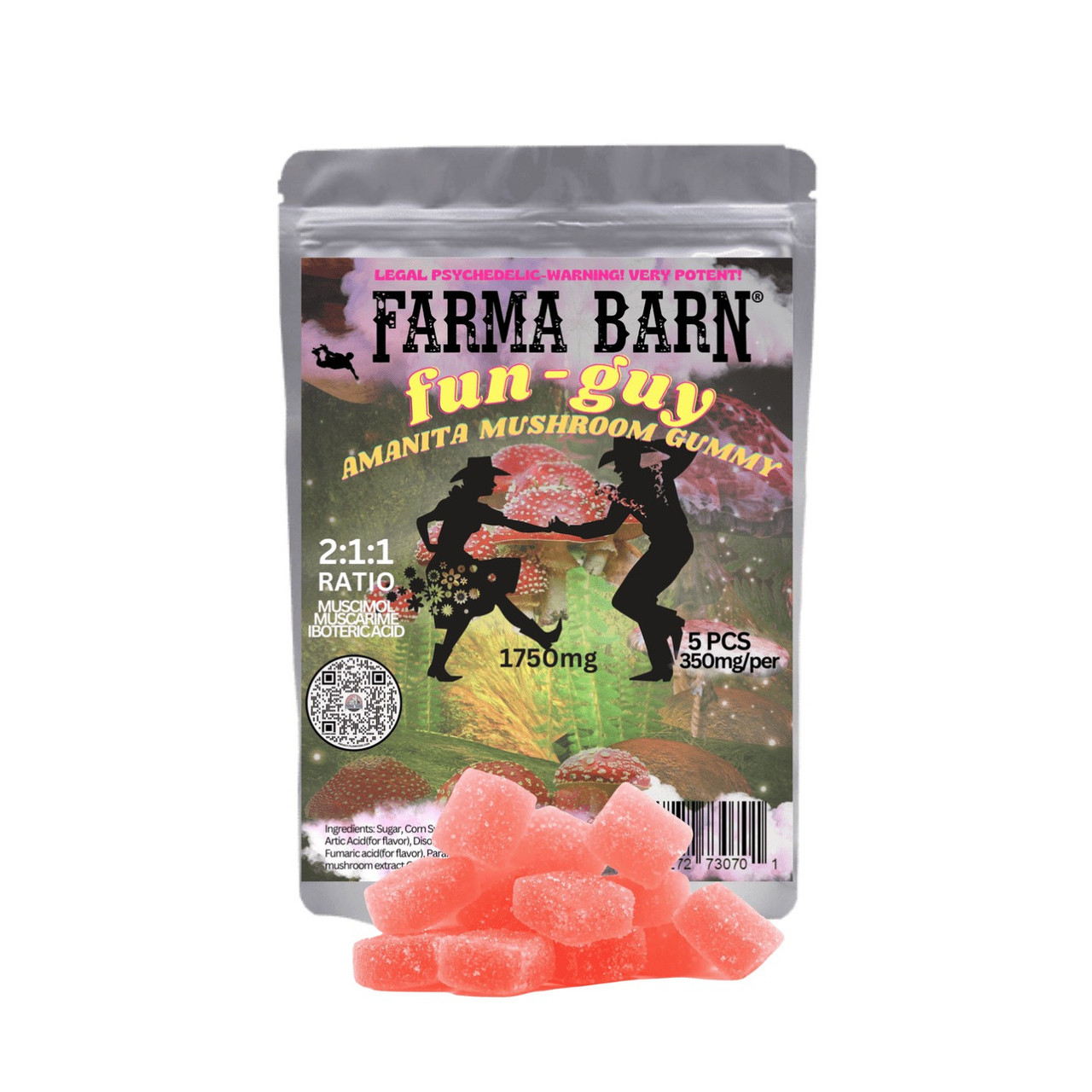 Farma Barn Amanita Muscaria Mushroom Gummies - The Calm Leaf Farma Barn Amanita Muscaria Mushroom Gummies - The Calm Leaf