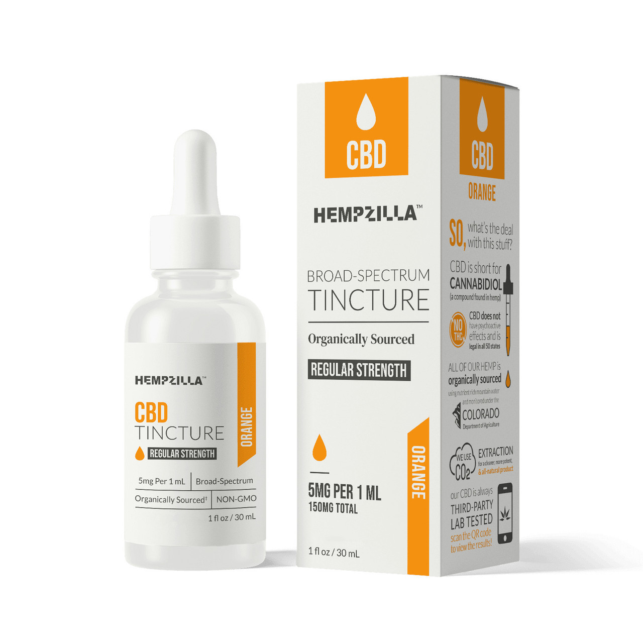 Hempzilla Broad Spectrum Hemp CBD Tincture - The Calm Leaf Hempzilla Broad Spectrum Hemp CBD Tincture - The Calm Leaf