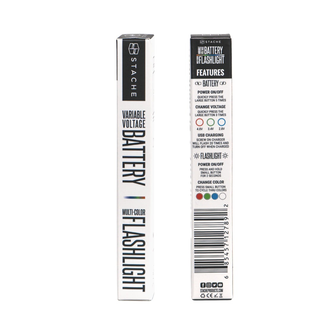 Stache Flashlight with 510 Battery - The Calm Leaf