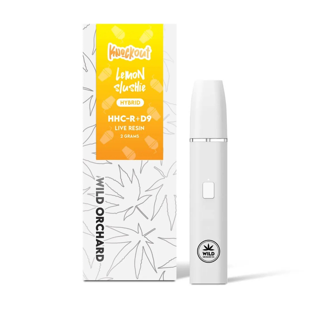 Wild Orchard Knockout HHC-R + D9 Live Resin Disposable Vape Pen - The ...