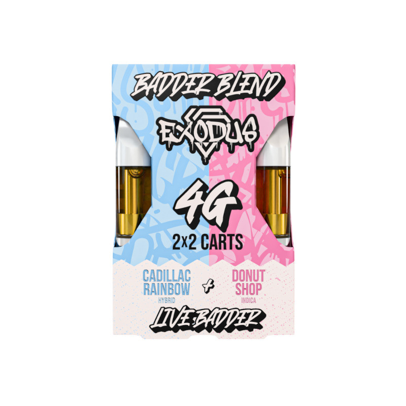 Exodus THC-A + HXY9-THC + Delta 8 Live Resin 2G Duo Vape Cartridge ...