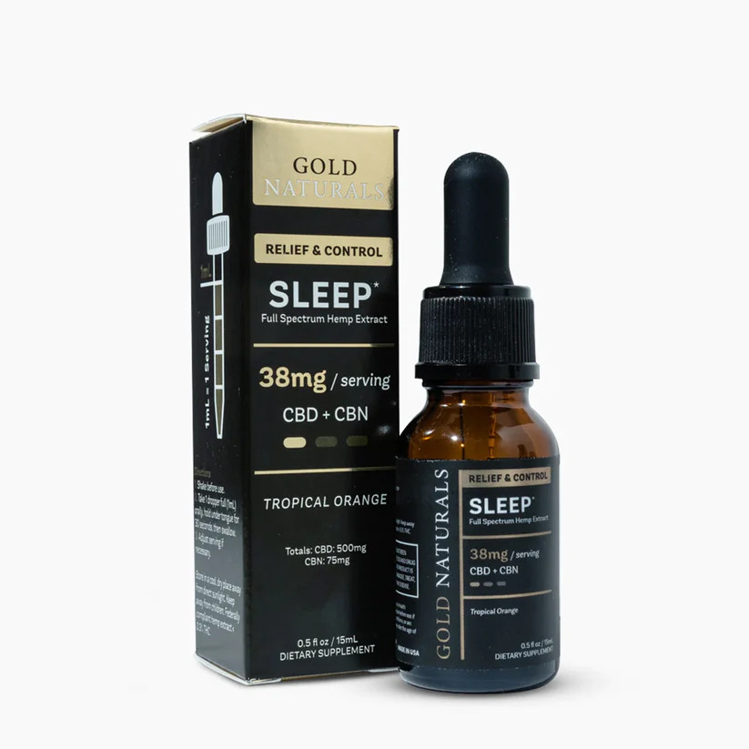 Gold Naturals Relief & Control Full Spectrum CBD + CBN Sleep Tincture ...