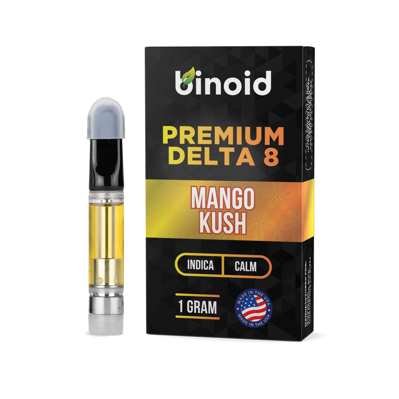 Binoid Premium Delta 8 THC 1G Vape Cartridge - The Calm Leaf