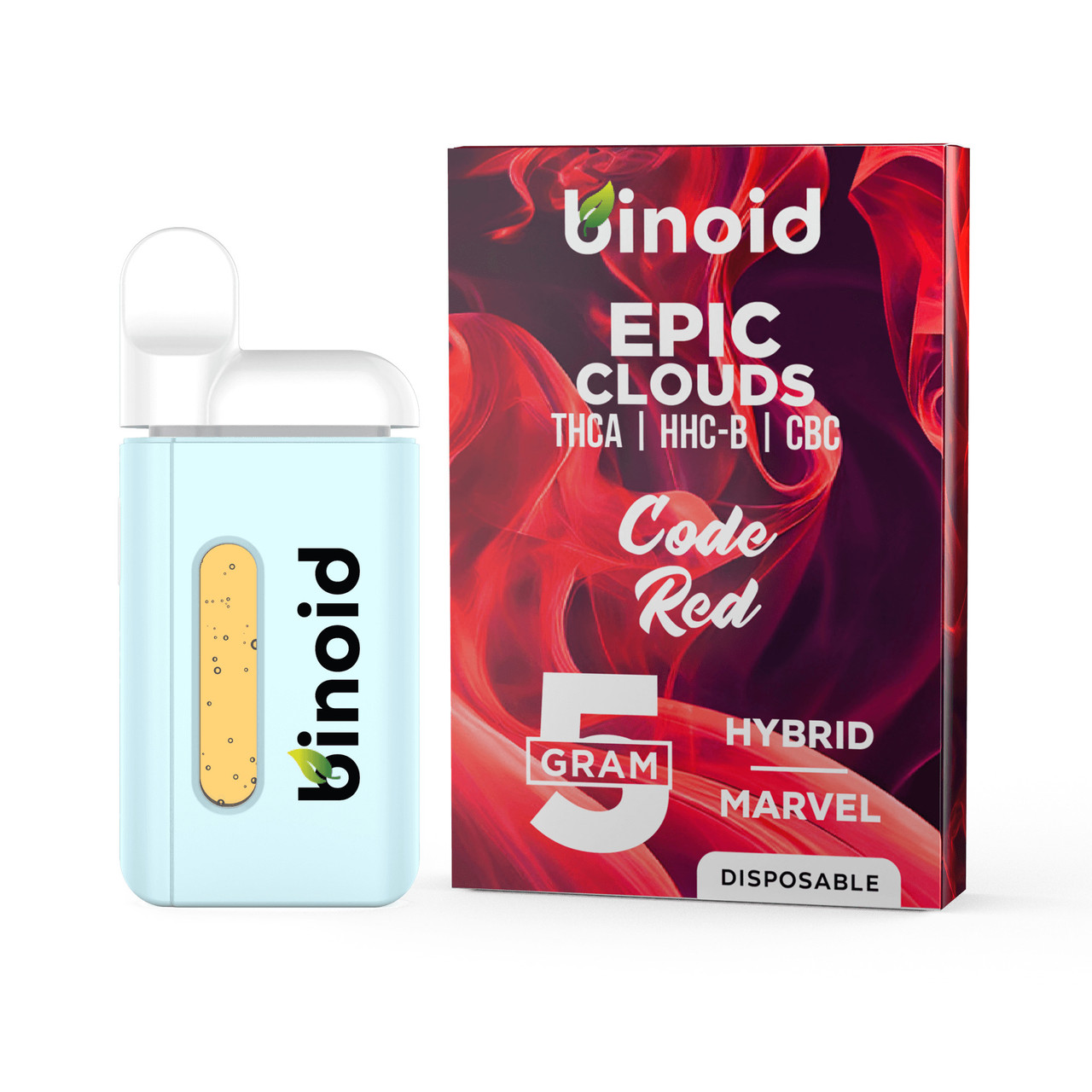 Binoid Epic Clouds THCA Live Resin Blend 5G Disposable Vape Pen - The ...
