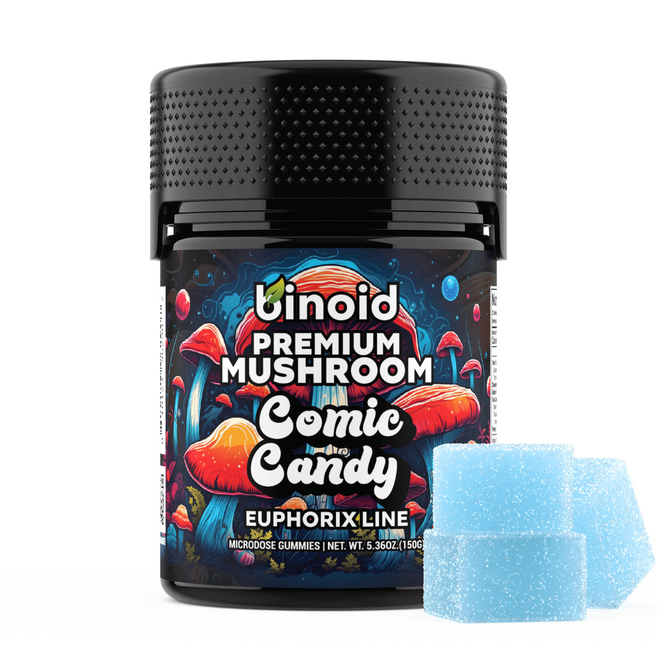 Binoid Euphorix Microdose Mushroom Gummies - The Calm Leaf