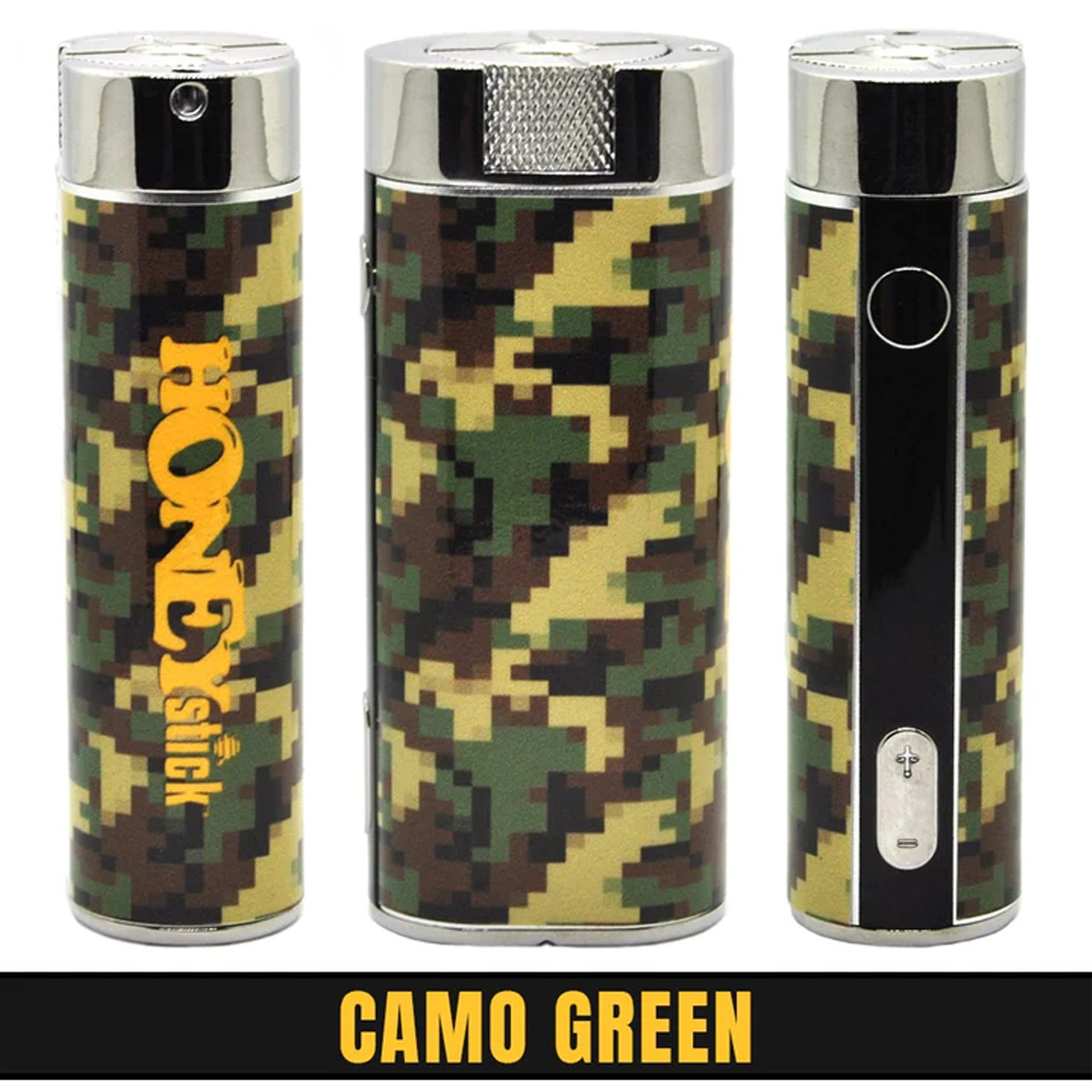 HoneyStick Defender Sub-Ohm 510 Thread Battery w/ Custom Skin - Calm Leaf