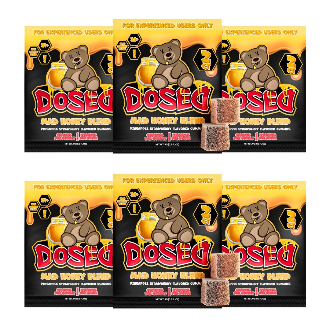 Dosed Mad Honey Blend Gummies - Calm Leaf