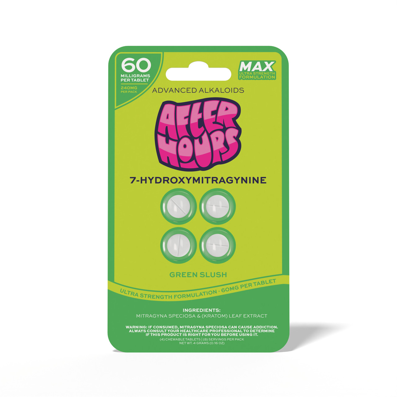 After Hours Advanced Alkaloids 7-OH 60mg Max Ultra Strength Tablets ...