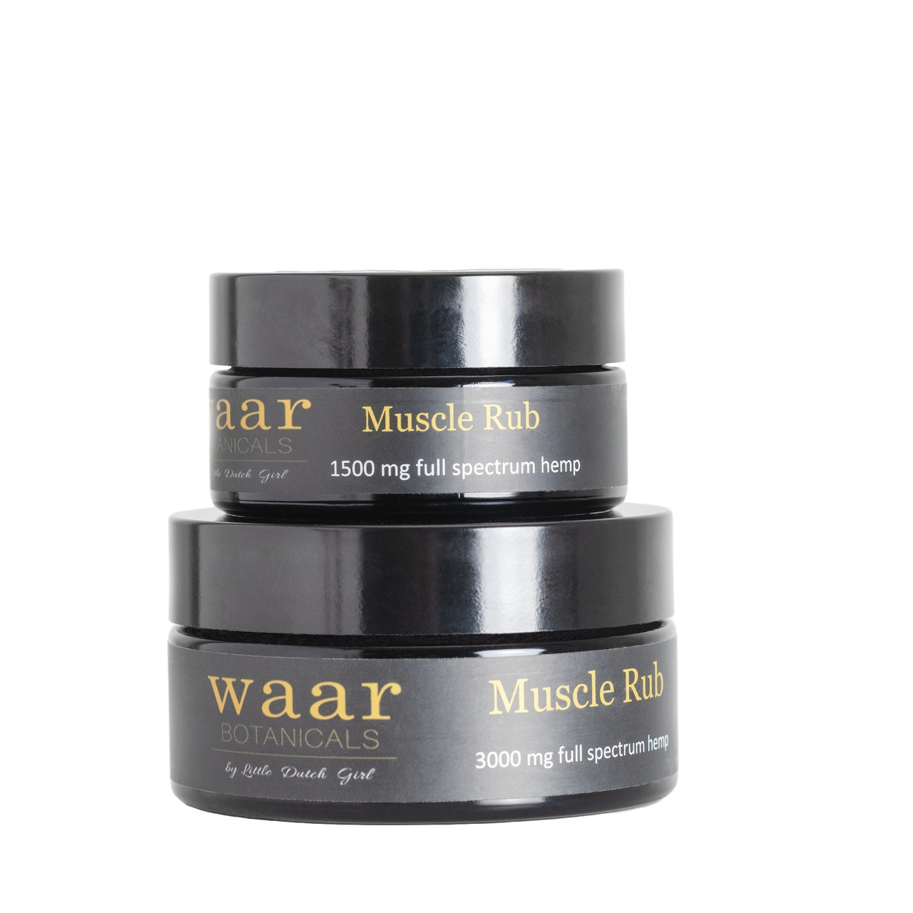Waar Botanicals Full Spectrum Hemp CBD Muscle Rub - Calm Leaf
