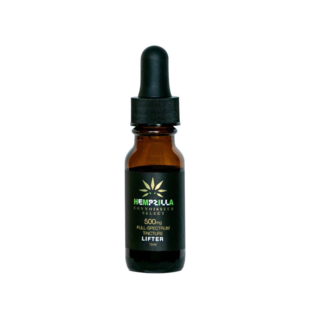 Hempzilla Connoisseur Select Premium Lifter Hemp CBD Oil Tincture - The ...