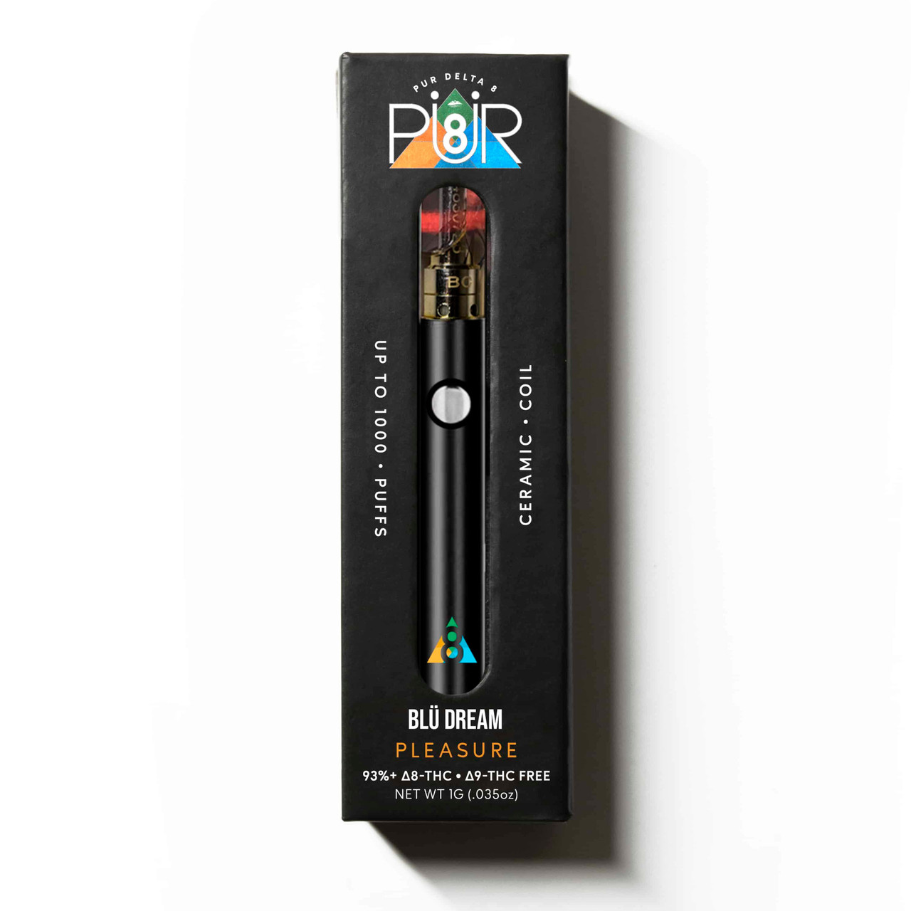 Pur Delta 8 THC Premium Disposable Vape Pen - The Calm Leaf