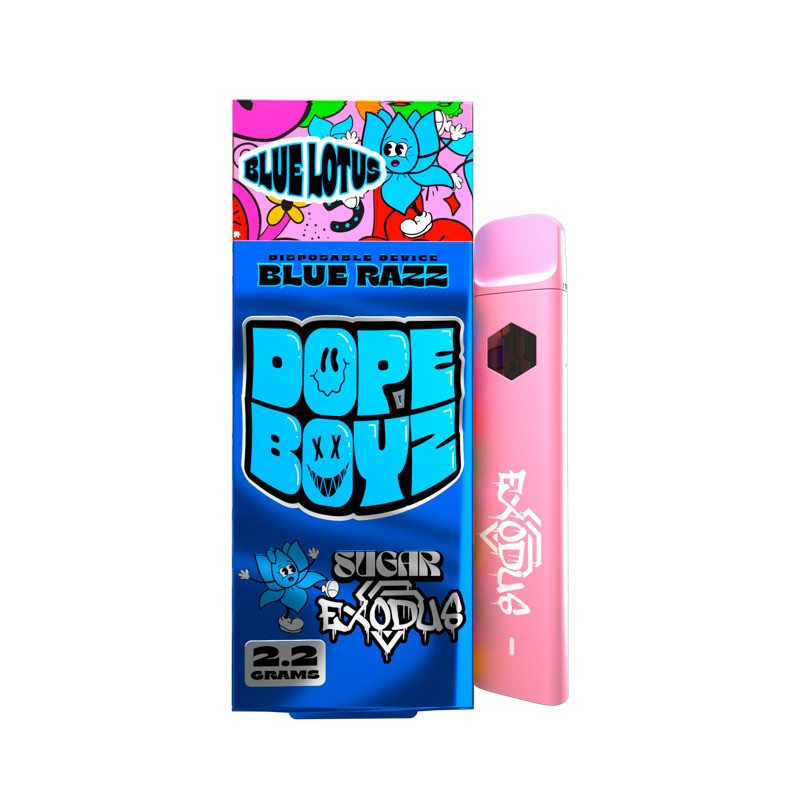 Exodus x Sugar Dope Boyz Blue Lotus Disposable Vape Pen - Calm Leaf